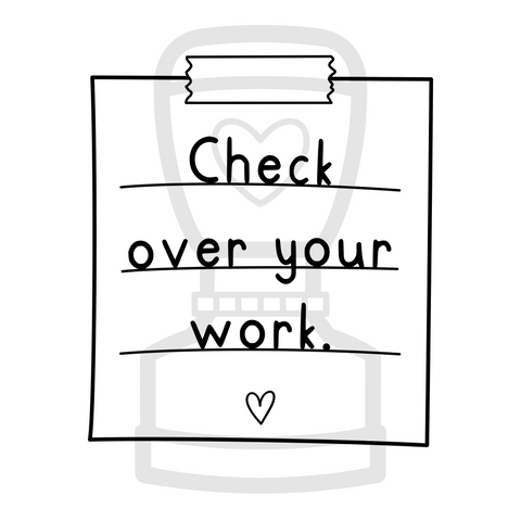 Check Your Work – The Busy Teacher Co